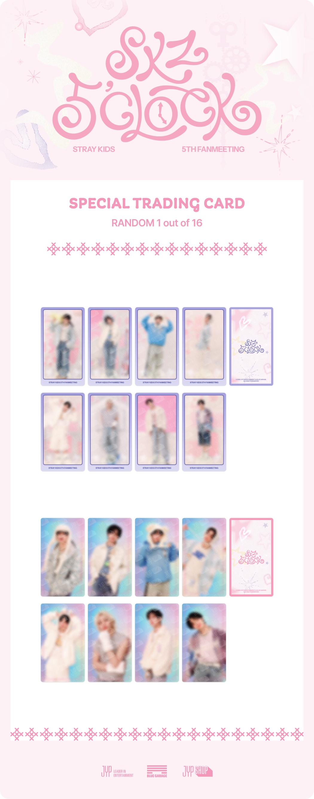 Stray Kids - 'SKZ 5'CLOCK' SPECIAL TRADING CARD - interAsia Stray Kids - 'SKZ 5'CLOCK' SPECIAL TRADING CARD - interAsia